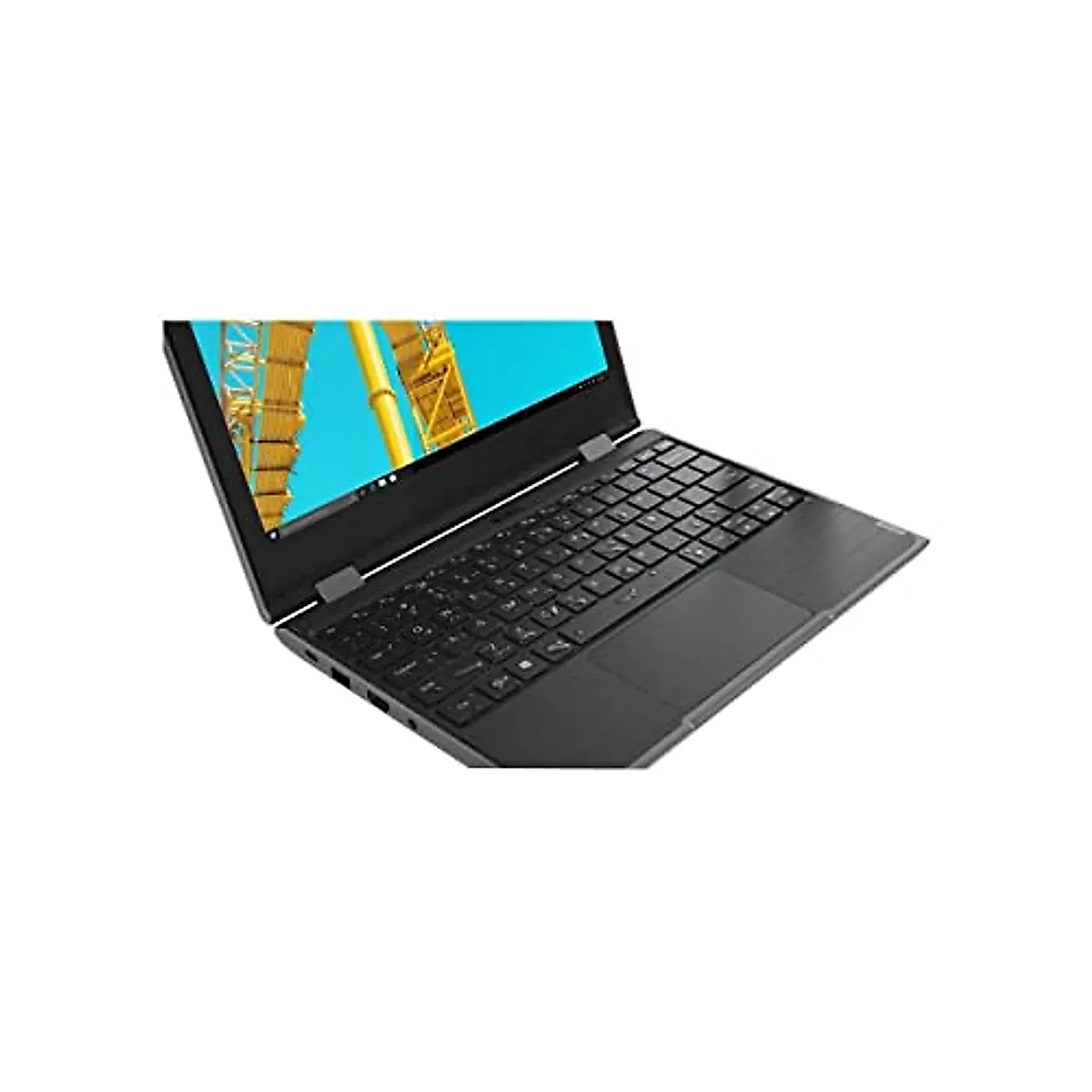 Lenovo 300e Windows 2nd Gen 81M90061US 11.6" Touchscreen 2 in 1 Notebook - HD - 1366 x 768 - Intel Celeron N4120 Quad-core (4 Core) 1.10 GHz - 4 GB RAM - 64 GB Flash Memory - Black