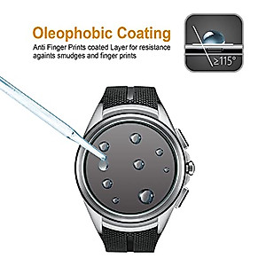 Supershieldz (3 Pack) Designed for Samsung Galaxy Watch 5 (40mm) / Galaxy Watch 4 (40mm) Tempered Glass Screen Protector, Anti Scratch, Bubble Free