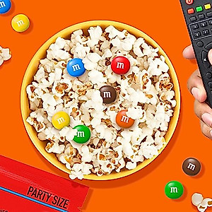 M&M'S Peanut Butter Milk Chocolate Candy, Party Size, 34 oz Bag