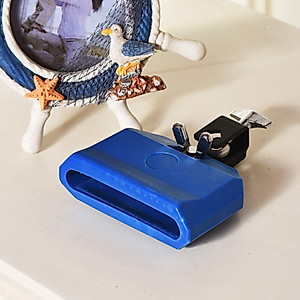 Jam Block Musical Percussion Instrument, Plastic, Blue
