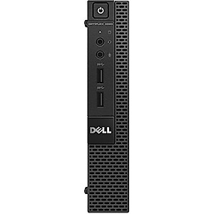 DELL OptiPlex 3020 Micro Desktop, Intel Core i5-4570S, 8GB RAM, 256GB SSD - 80101289214 (Renewed)