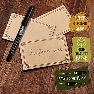 Envelex #1 Paper Coin Envelopes 2 1/4 x 3 1/2 inches - 100 Packs Premium Quality Seed Envelopes for Storage of Keys, Cards, Wage, Stamp Collection, and small items