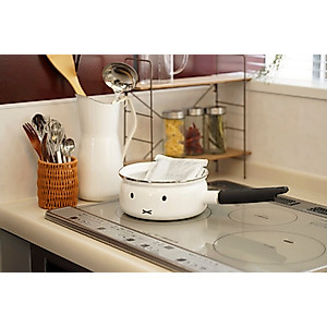 Fuji Horo MFF-18S Single Handle Pot, 7.1 inches (18 cm), Miffy Face