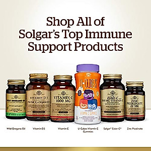 Solgar Vitamin C 500 mg with Rose Hips, 250 Tablets - Antioxidant & Immune Support - Overall Health - Supports Healthy Skin & Joints - Non GMO, Vegan, Gluten Free, Dairy Free, Kosher - 250 Servings