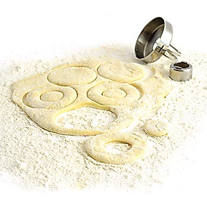 Norpro Stainless Steel Donut/Biscuit/Cookie Cutter with Removable Center 2.75in/7cm