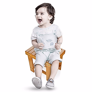 STARVAST Small Bamboo Step Stool for Kids, 10 inch High Multi-Functional Wooden Stool Seat Foot Rest Ideal for Entryway Foyer Hallway Garden