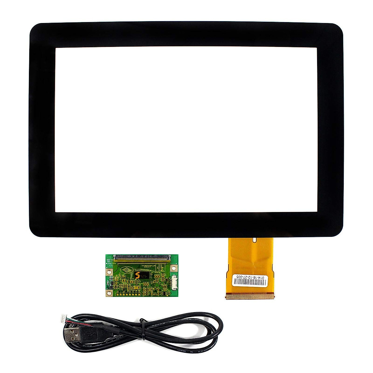 VSDISPLAY 10.1" Capacitive Touch Screen with USB Controller Fit for 10.1" LCD Screen, Such as M101NWWB LP101WX1 B101EW05 VVX10T025J00