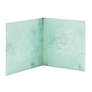 Hallmark Studio Ink Birthday Card, Fathers Day Card, or Anniversary Card (I Love You A Crap Ton) (0299RZJ5026)