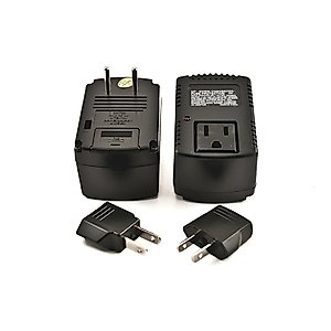 VCT VX-50 Worldwide Travel Step Up Down Voltage Converter with 3 Adapters for 110V 220V 240V, 50 Watt