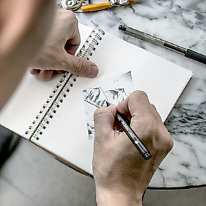 TWOHANDS Set of 12 Micro Pens,Art Pens,Fineliner Ink Pens,Technical Drawing pen,Pigment Pen,Fine Point,Black,Waterproof,for Art Watercolor,Sketching,Anime,Manga,Scrapbooking 20413