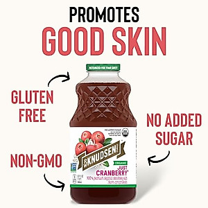 R.W. Knudsen Organic Just Cranberry Juice, 32 fl oz (Pack of 1)