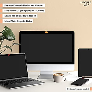 Webcam Cover Laptop Camera Stickers Dimmer for Electronics LED Light Phone Sticker Premium Prints 50 Stickers