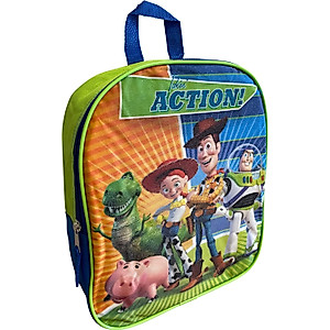 Fast Forward Toy Story ''Action'' 11'' Mini Backpack (Blue-Green)