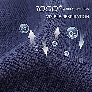 STQ Walking Shoes Women Lightweight Slip on Tennis Sneakers with Arch Support for Gym Workout Athletic, Navy US 8