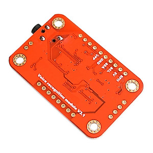 Rakstore Speak Recognition Voice Recognition Module V3 Compatible with for Arduino Support 80 Kinds of Voice DC 4.4-5.5 V High Accuracy