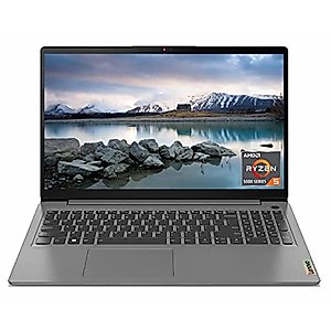 Lenovo Ideapad 15.6" FHD Laptop, for College and Business, AMD Ryzen 5 5625U(> i5-11320H), 16GB DDR4 RAM, 512GB NVMe SSD, Fingerprint, Backlit Keyboard, WiFi 6, Webcam, HDMI, Win 11, CUE Accessories
