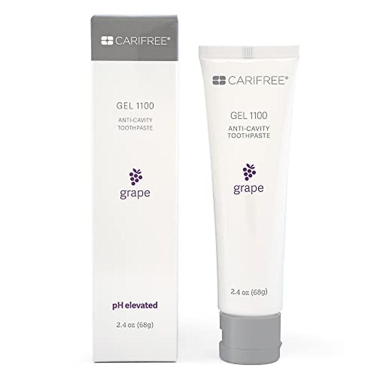 CariFree Maintenance & Prevention Kit, Grape | Anti-Cavity Fluoride Toothpaste & Mouthwash | Freshens Breath and Moistens Mouth | Dentist Recommended for Oral Care (Grape, 1-Month Kit)