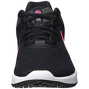 Nike Women's Race Running Shoe, Black Hyper Pink Iron Grey, 8.5