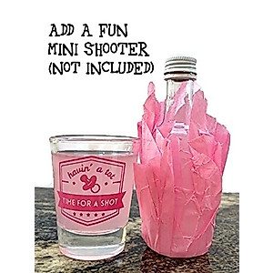 GO FROZEN Baby Announcement Shot Glass-Pregnancy Reveal Grandparents/Uncle/Aunt/Husband-Were Having a Baby Announcements-Baby Girl Pink