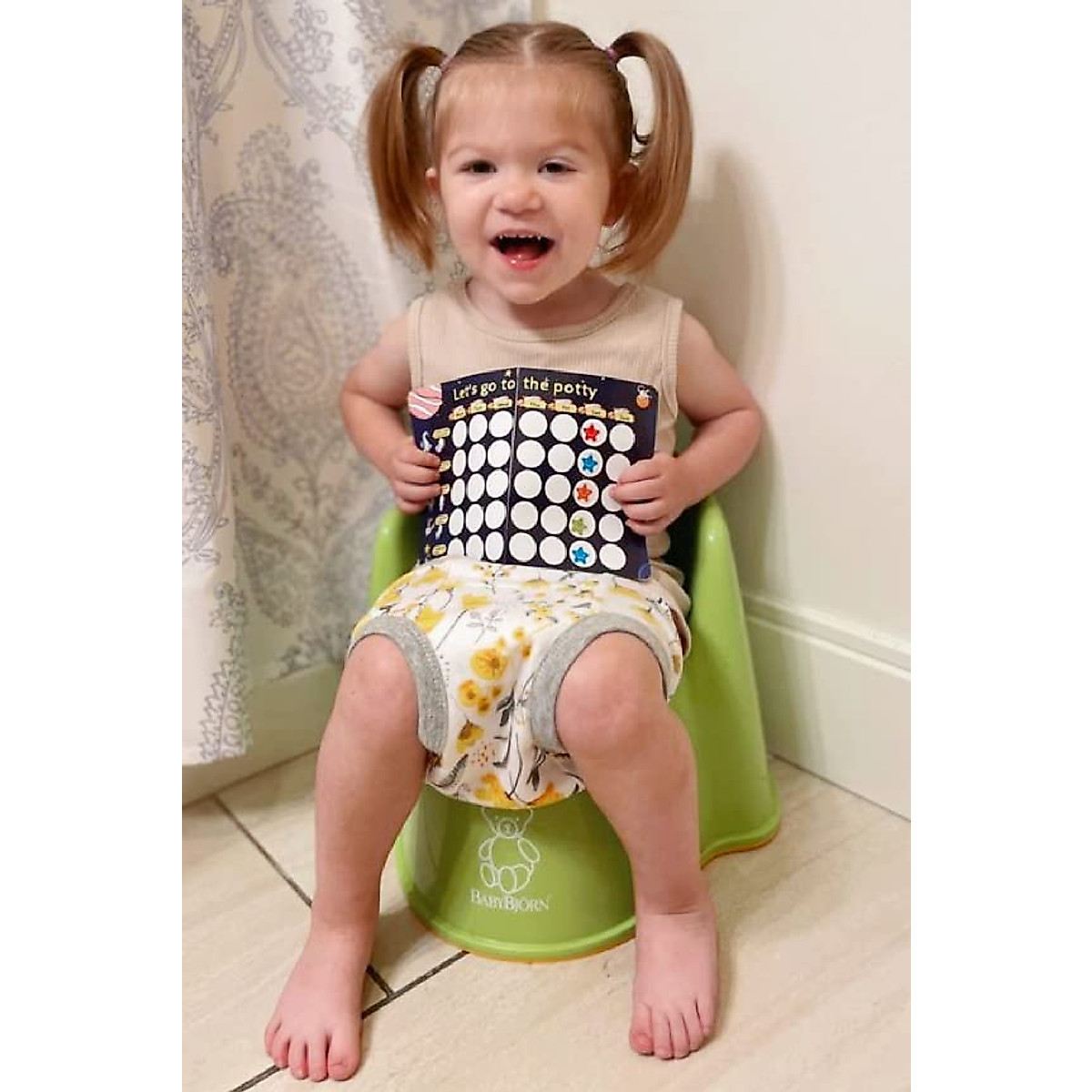 BIG ELEPHANT Baby Girls Training Underwear, Toddler Cotton Potty Training Pants Soft Absorbent, 2T