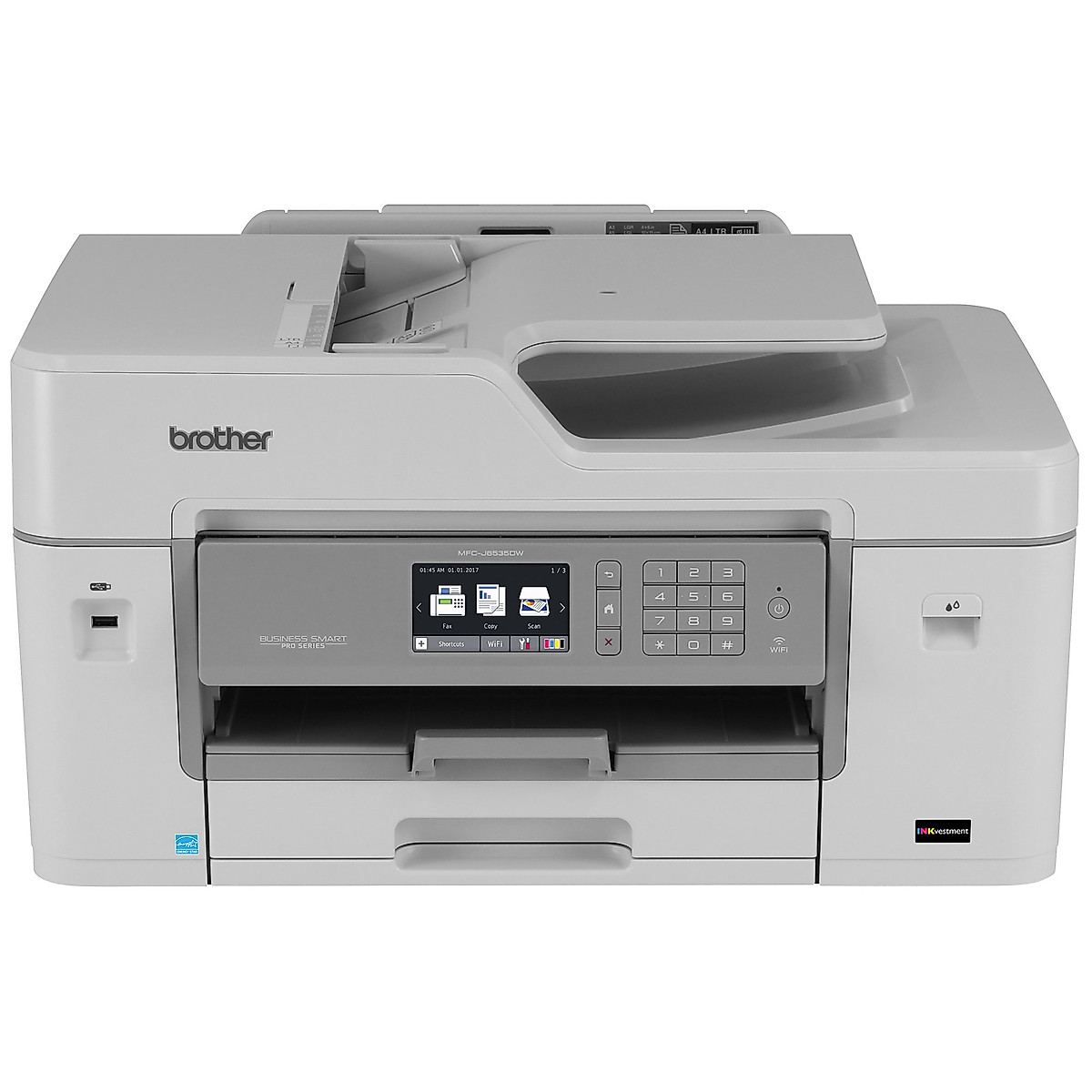 Brother MFC-J6535DW All-in-One Color Inkjet Printer, Wireless Connectivity, Automatic Duplex Printing, Amazon Dash Replenishment Ready