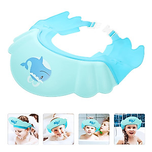 minkissy Children's Shampoo Cap Infant Shower Cap Kids Hair Washing Shield Shampoo Shower Cap Children s Hair Washing Cap Baby Shampoo Visor Kids Bath Visor Toddler Bath Head Pp Take a Bath
