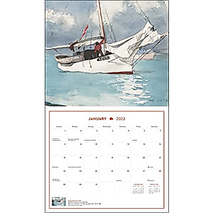 Winslow Homer Seascapes 2023 Wall Calendar