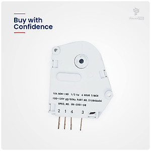 ForeverPRO 215846604 Timer-Defrost for Frigidaire Refrigerator 241809402 241809401 08000035 08003824