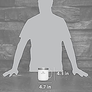 Stanley 10-09366-058 The Legendary Aluminum Camp Mug Polar 12OZ / .35L