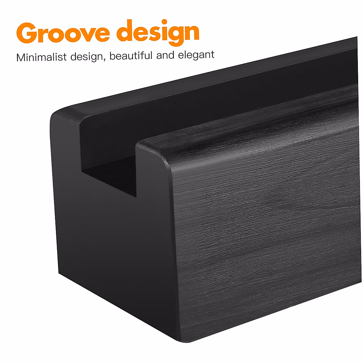 IMIKEYA Full Length Mirror Stand, Wooden Floor Mirror Base Dressing Mirror Holder Support Picture Frame Rack Wood Artwork Display Bracket for Bedroom Living Room Black