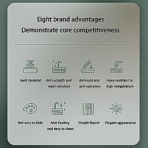 Wall Mount Utility Sink,stainless Steel Kitchen Sink,utility Sink Single Bowl,hot And Cold Faucet,aluminum Bracket,suitable For Small Space Kitchens,restaurants,garages,outdoor Places ( Size : 53*38cn