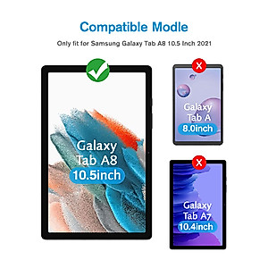 MOBDIK [2 PACK Paper Screen Protector Compatible with Samsung Galaxy Tab A8 10.5 Inch 2021, Anti Glare/Scratch Resistant Matte Film with Easy Installation Kit
