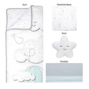 Sammy & Lou 4 Piece Crib Bedding Set, Starry Dreams
