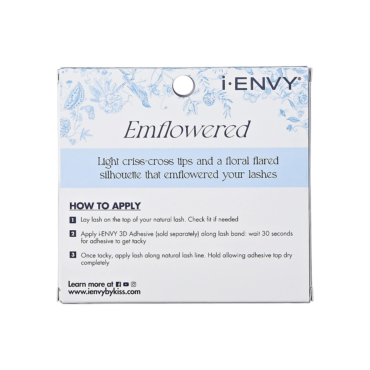 iEnvy Emflowered Natural Blooming Effect Fake Eyelashes Flared 3D False Lashes (06)
