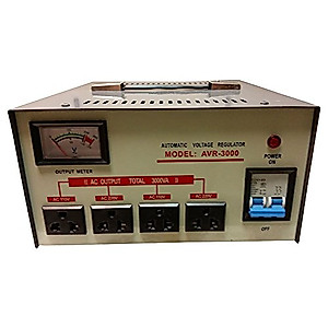 WGC 1000 Watt Step Up/Down Voltage Converter Transformer AVR-1000, 5 Year Warranty, Fuse Protection and Automatic Voltage Regulator - Two Way Transformer - 110 to 220 V or 220 to 110 V (1000WATTS)