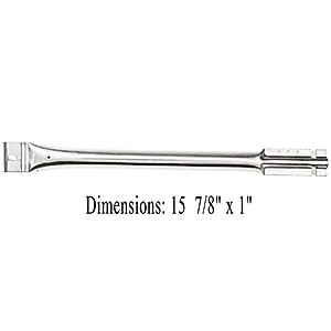 Htanch SN3321 (4-Pack) SA5591(4-Pack) 16" Heat Plates and Burner Replacement for Charbroil 463248108, 463260207, 463260707, 463261107, 463261607, 463268008, 463268606, 463268706, 466248108, 466268008