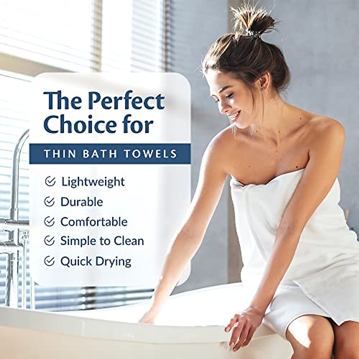 Groko Textiles Small and Lightweight Cotton Towels Assorted Pastel Mix 24 x 40 inches Towels (6)