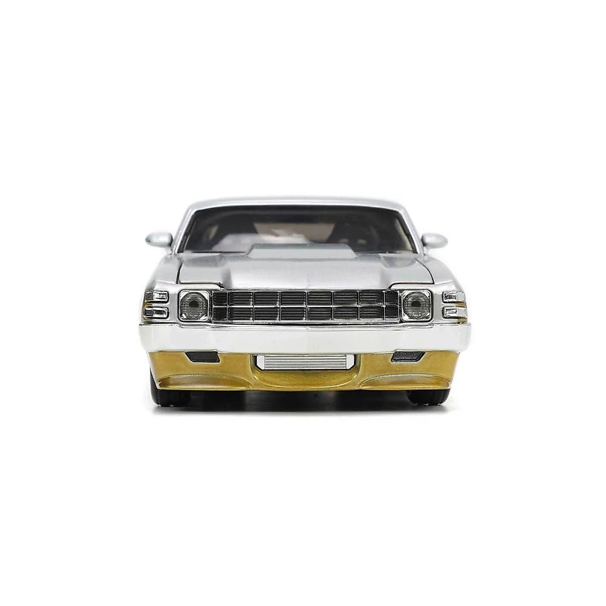 1970 Chevy Chevelle SS, Gold and Silver - Jada Toys 34116-1/24 Scale Diecast Model Car