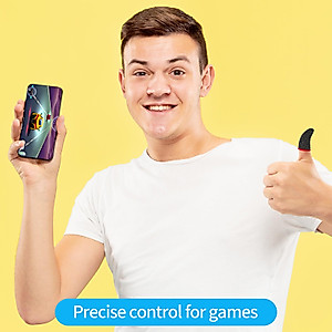 Ouligay 30PCS Finger Sleeves for Gaming Breathable Finger Sleeve Gloves for Gaming Finger Thumb Sleeves Set Gamer Thumb Sleeves Finger Covers Dedales Para Dedos Gamer for Mobile Phone Game