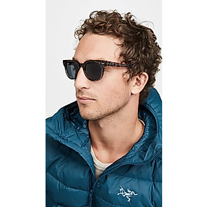 Ray-Ban Rb2168 Meteor Square Sunglasses, Gradient Havana Grey/Blue, 50 mm