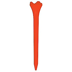 PRIDE GOLF TEE unisex adult 30 Count Golf Tees, Orange, 3.25 US