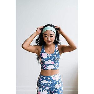 Maven Thread Women's 2" Wide Non Slip Sweat-Wicking Headband for Exercise and Yoga, 2-Pack (Refresh)