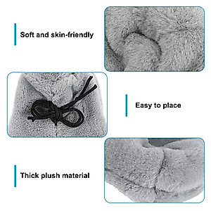 DONGKER Corner Fleece Bird Blanket, Warm Parrot Cuddle Nest Hanging Toy Comfort Parrot Cage Snuggle Hut for Parakeet Cockatiel Pigeon Parrots Cockatiels