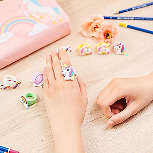 Pink Rainbow Unicorn Backpack, Cute Toddler Backpack Waterproof Mini Travel Bag for Girls Kids