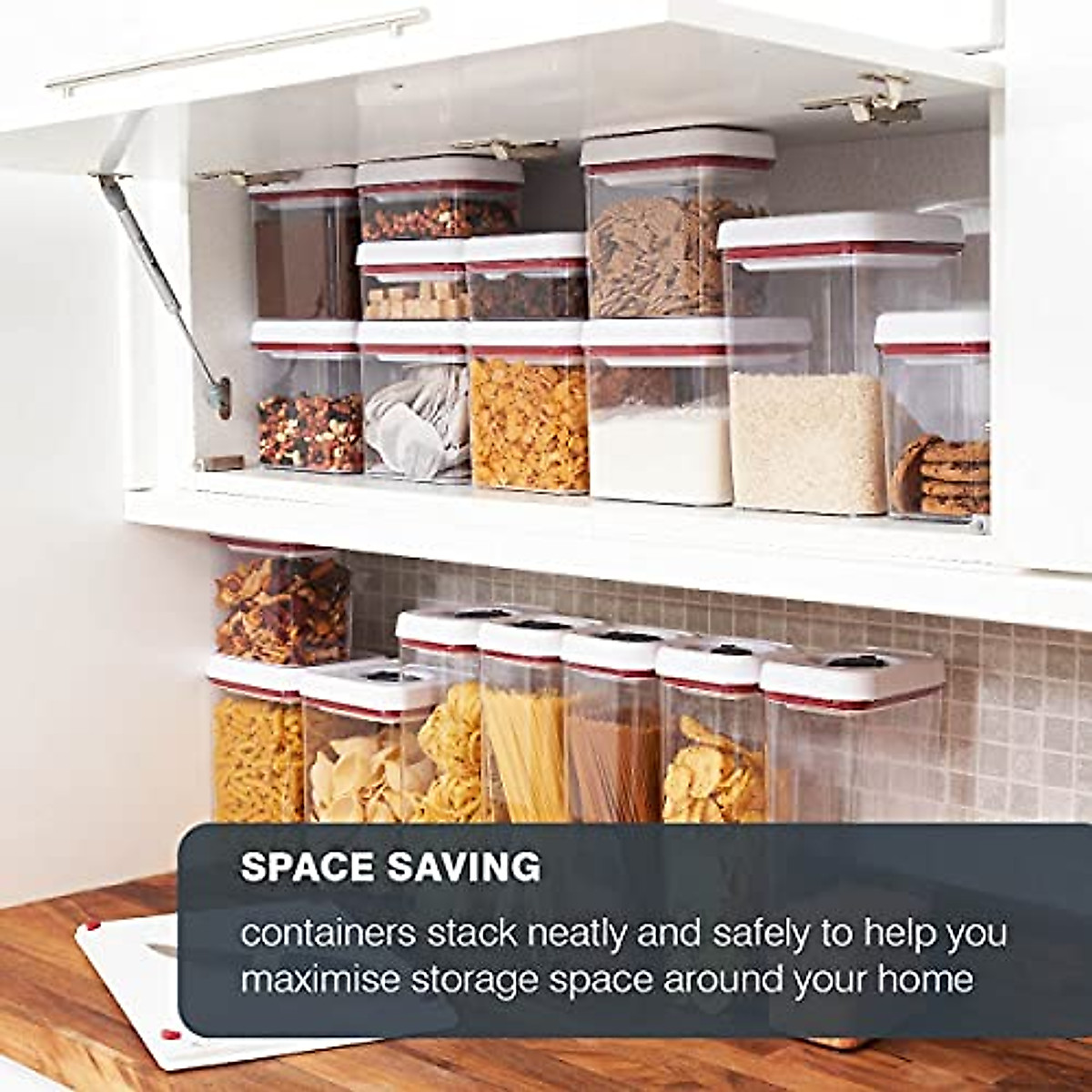 Zyliss Twist & Seal 3.6L Container, 4 litre, Clear/White