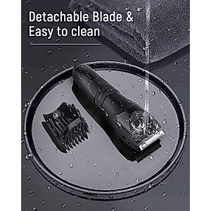 SUPRENT Professional Beard Trimmer for Men with Precision Dial, Cordless Hair Mustache Trimmer with 57 Adjustable Precision Lengths, USB Quick Charge