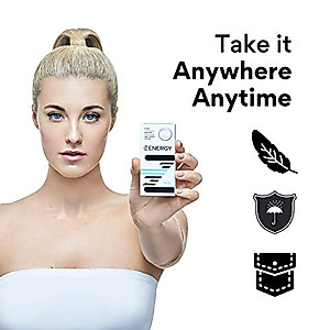 ZENERGY Energy Gum, 50mg of Caffeine Per Piece with B6 and B12 Vitamins, 0 Calories, Sugar and Gluten Free, Non GMO, Vegan and Aspartame Free, Mint Flavour, 8-Count Boxes (Pack of 3)