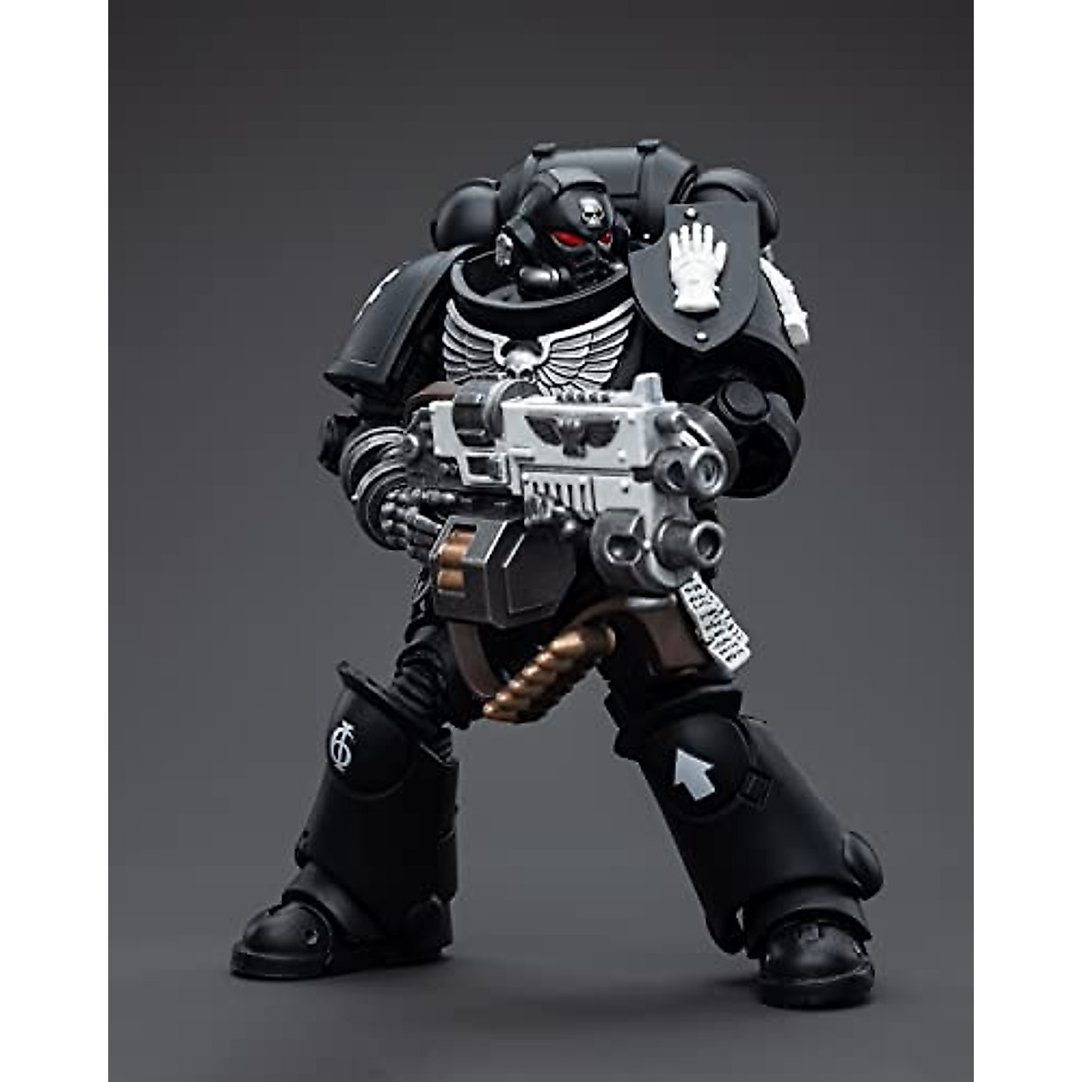 Pipigirl JoyToy Warhammer 40K Space Marine Genuine License 1/18 Soldier, Iron Hands Assault Intercessors, 4inch Models Space Marines Action Figures Kits (Brother Ignar)