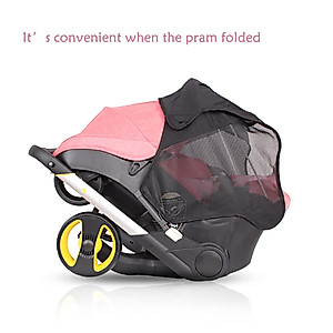 iCaicoyo Stroller Sun Shade for Doona Stroller and Baby Car seat, UV Protection Sun Cover for Baby Pushchairs Strollers Functional Sun Protection Shade and Sleep Aid for Infant Buggy Carrycot
