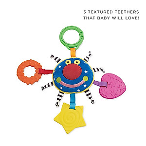 Manhattan Toy Whoozit Orbit Teether Soft Activity and Travel Toy